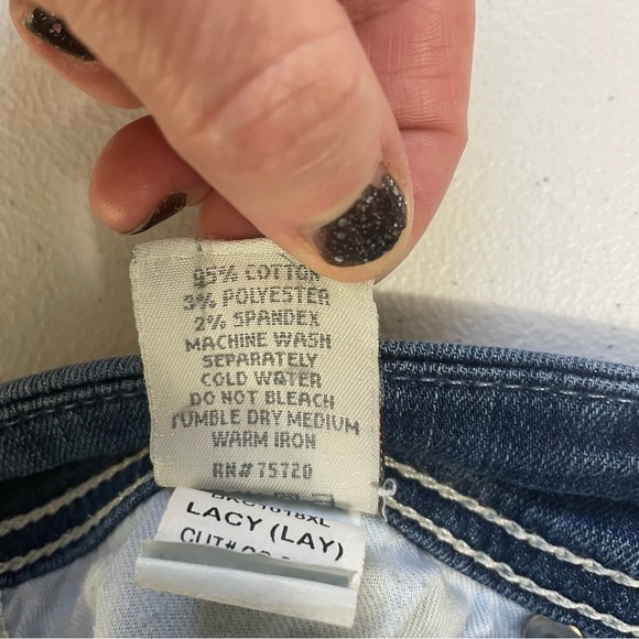 BKE | Jeans | Bke Denim Jeans Stella Extra Long Flare Stretch Low Rise Lacy Wash 27 X 355 | Poshmark